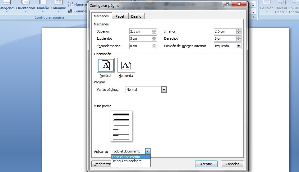 ¿Cómo configurar los márgenes en word y cuáles son los adecuados?